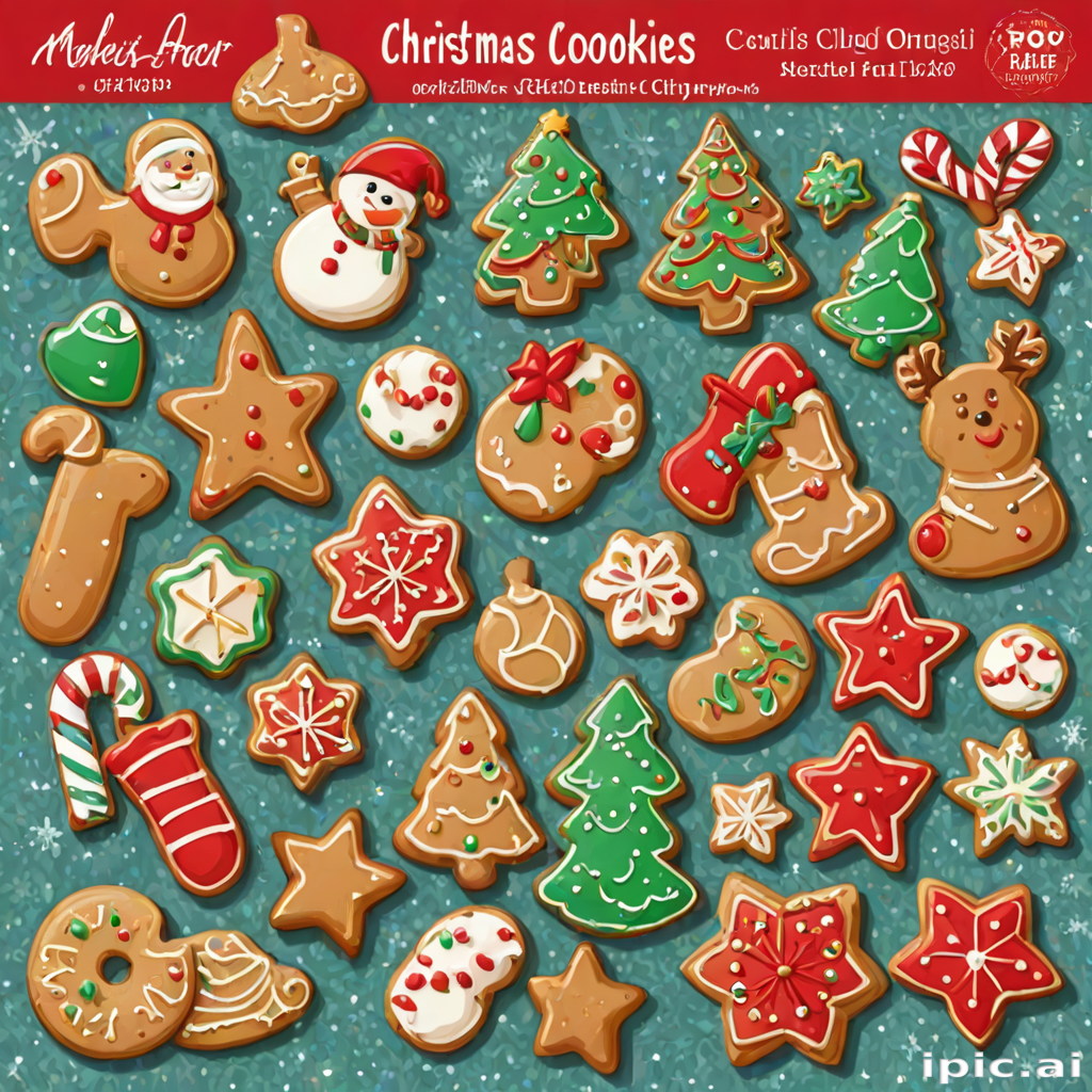 A Festive Collection of Colorful and Delicious Christmas Cookie Designs