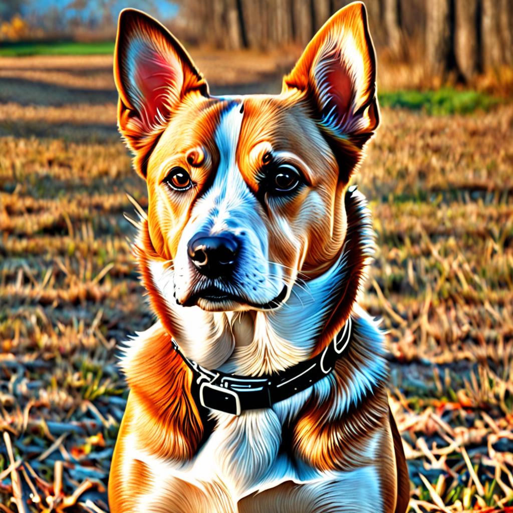 create a realistic dog photo
