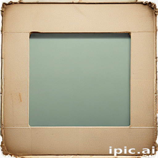 An Empty Vintage Slide Frame Ready for a New Memorable Image