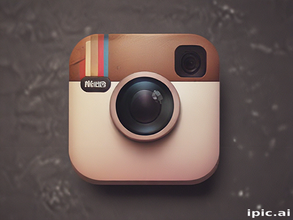 A Creative and Artistic Representation of the Iconic Instagram Logo Design.