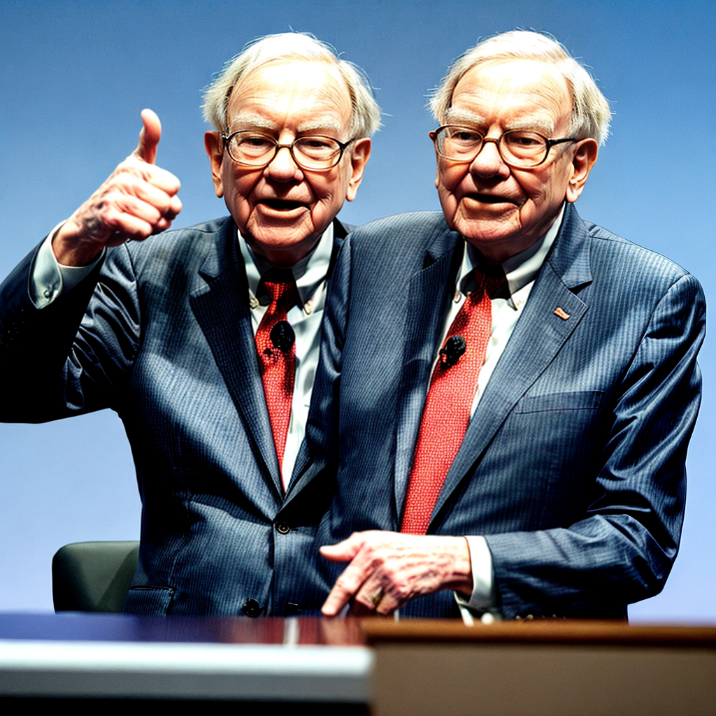 warren buffett giving thumbs up
