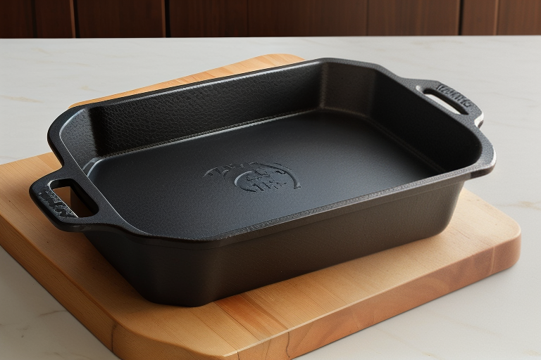 Elegant Cast Iron Baking Dish Ready for Your Culinary Creations Today