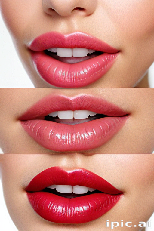 Showcasing the Art of Lip Makeup: Three Stunning Lip Styles and Shades