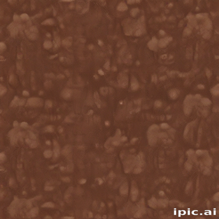 Abstract Brown Texture with Organic Patterns and Subtle Variations in Tone