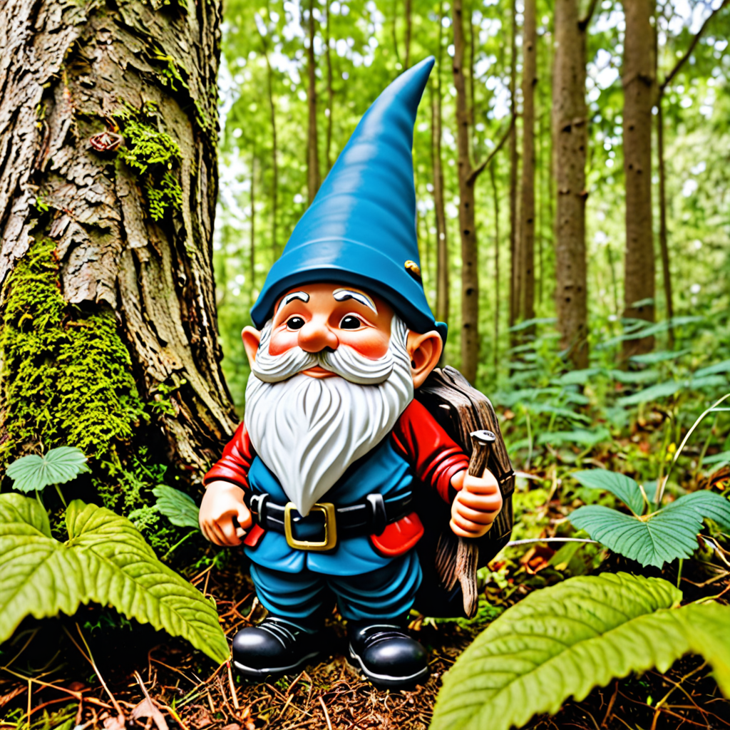 gnome in the forest