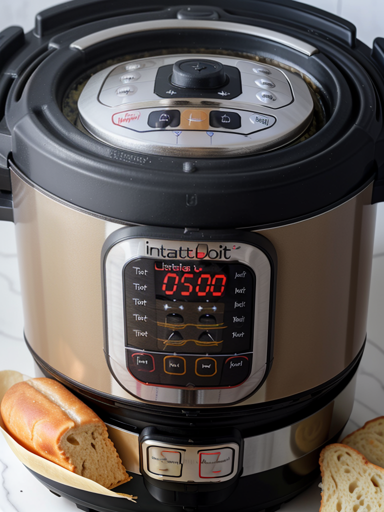 Intelligent Multi-Cooker with Digital Display and Freshly Baked Bread ...