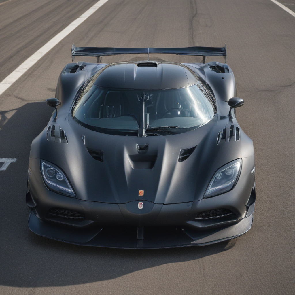 koenigsegg agera with race car aerodynamics
