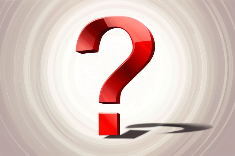 Exploring the Meaning Behind the Bold Red Question Mark Symbol