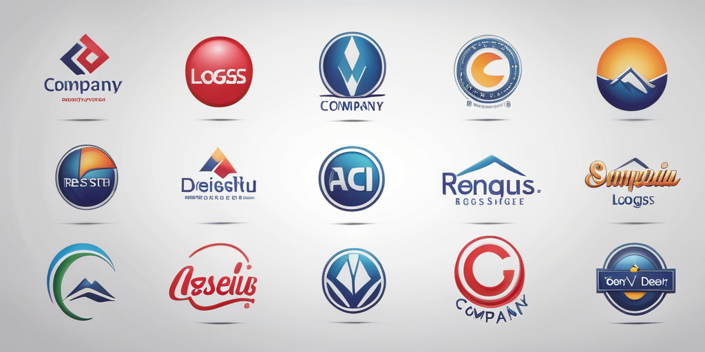 Collection of Creative Logos Showcasing Various Company Designs and Styles.
