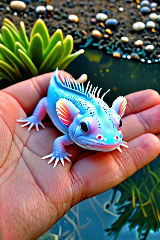 baby axolotl