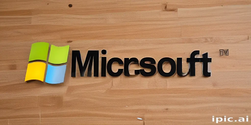 Creative Logo Design Featuring a Playful Twist on Microsoft's Branding