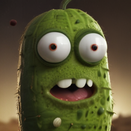 a evil pickle