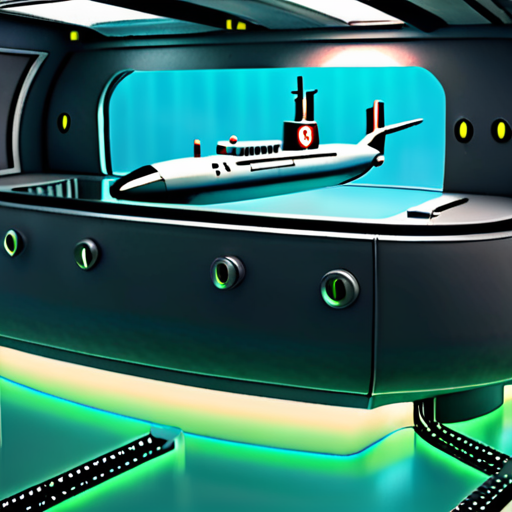 Yoshi in a submarine