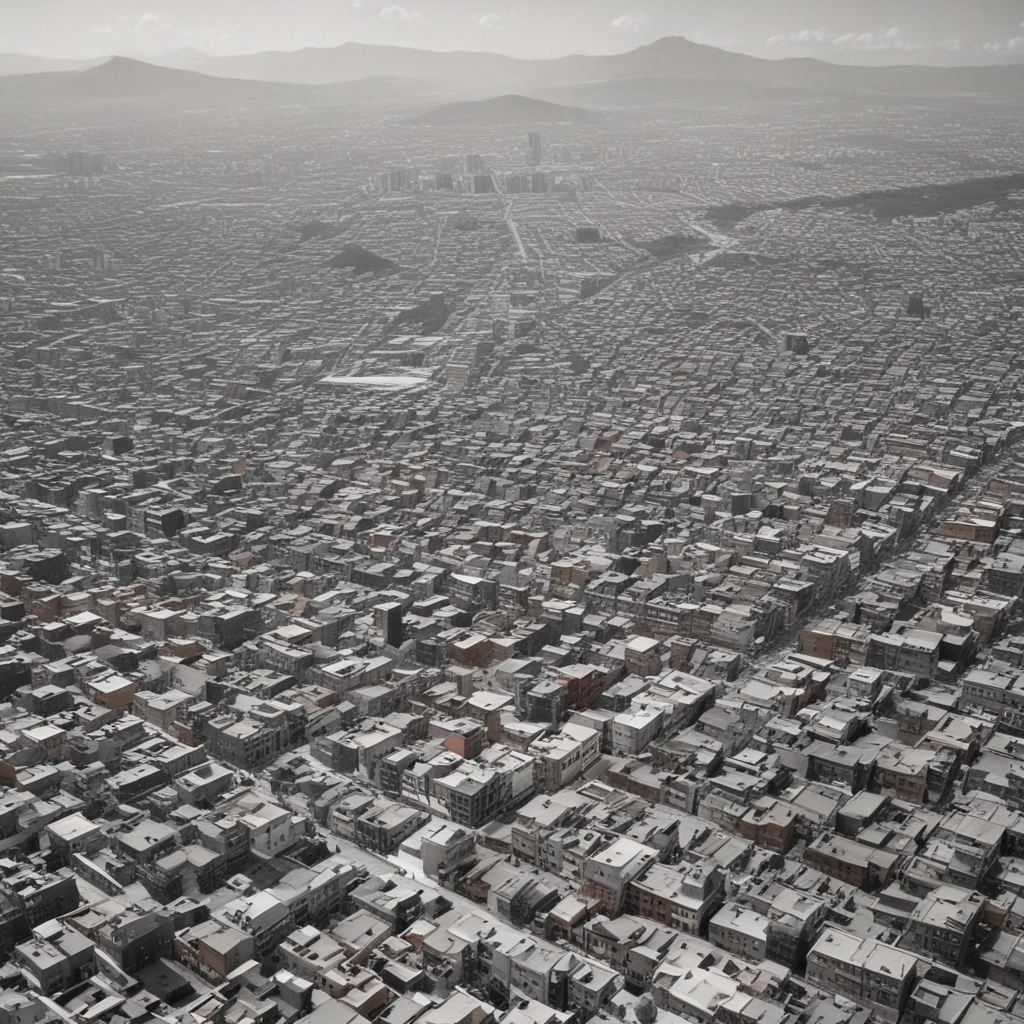 A picture of Mexico City before colonization with no buildings just the ...