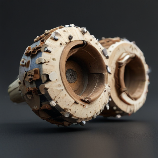 Intricately Crafted Musical Instrument Showcasing Unique Textures and ...