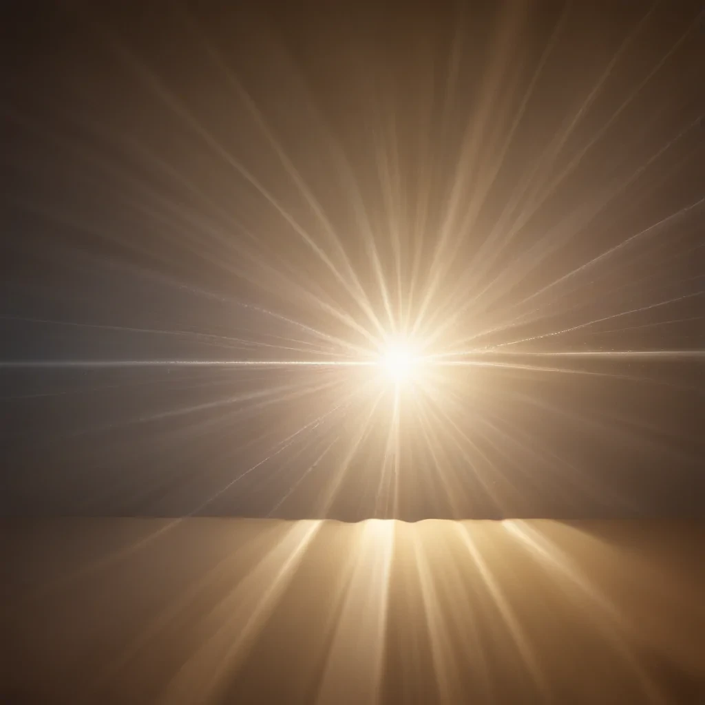Radiant Light Emanating from a Central Point, Creating Beautiful Rays