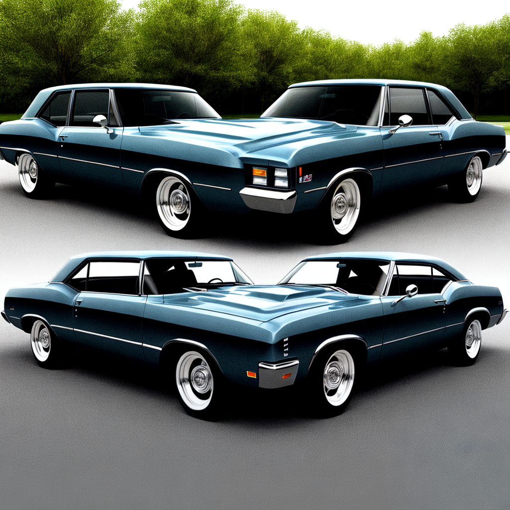 create a four door modern chevrolet family car