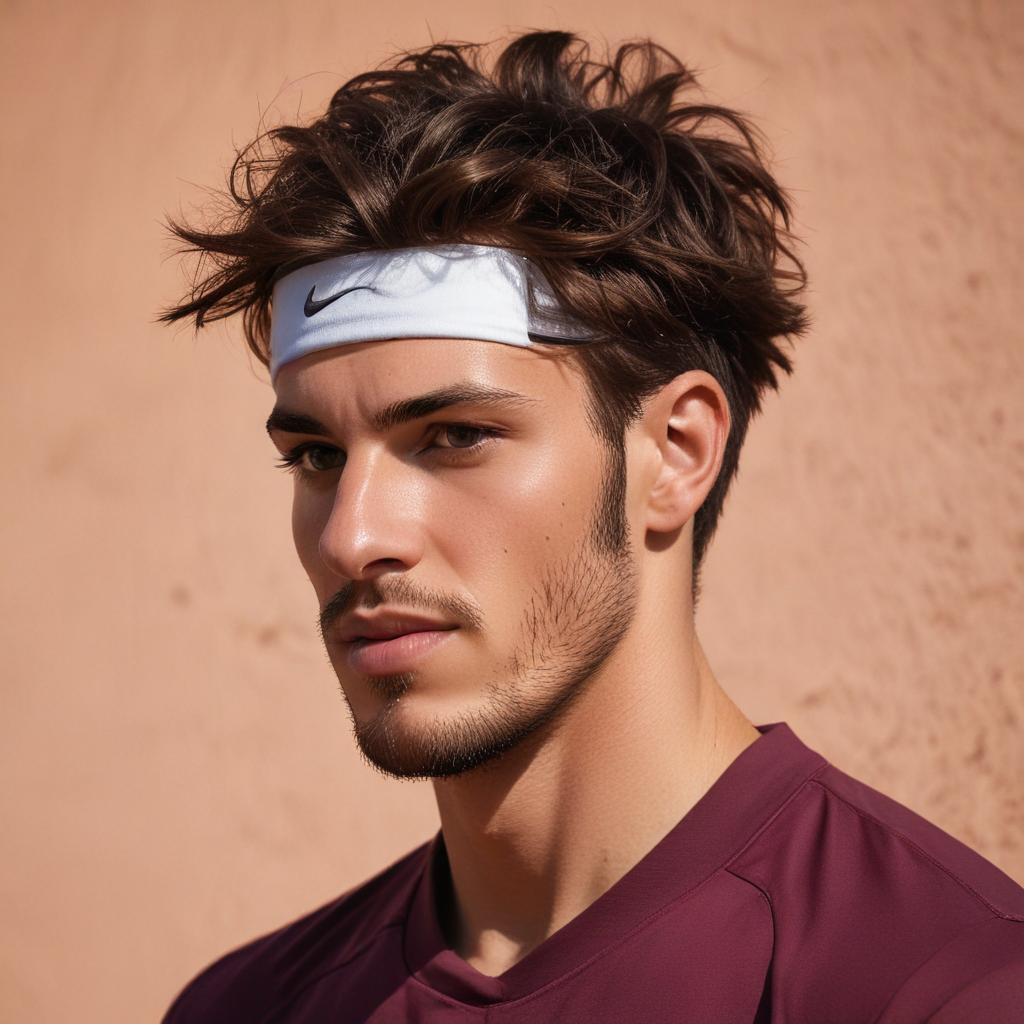 aaron slim tennis modern man hair ace fast rolland garros sideways