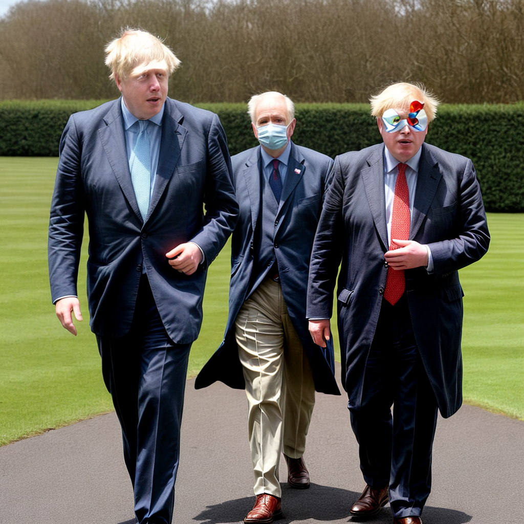 boris johnson with Geoffrey alan webster