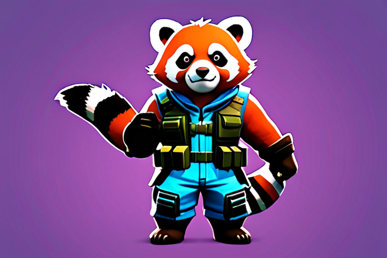 Red panda fortnite skin