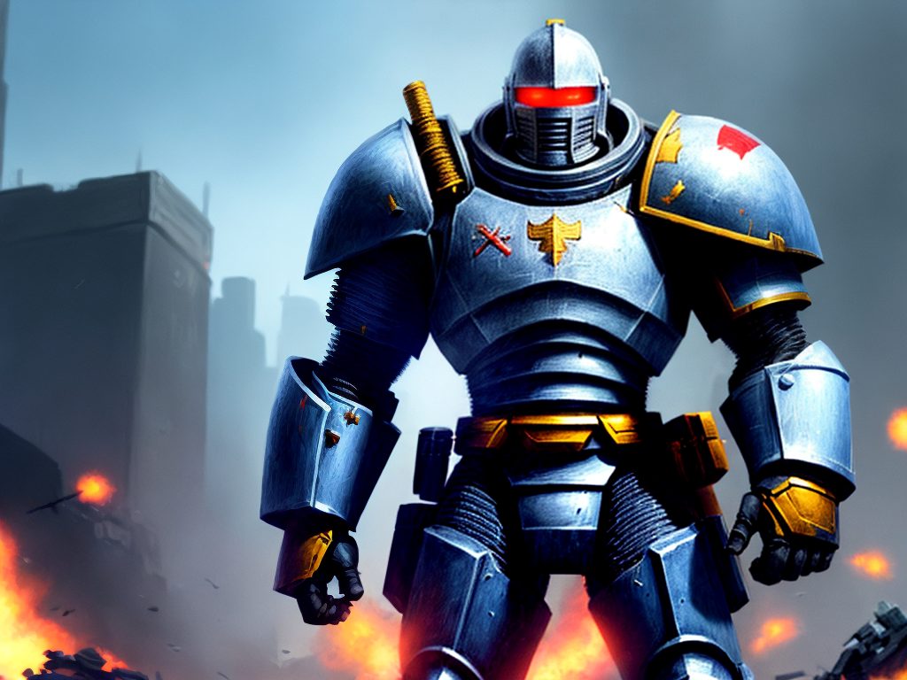 40k knight gazing into the abyss