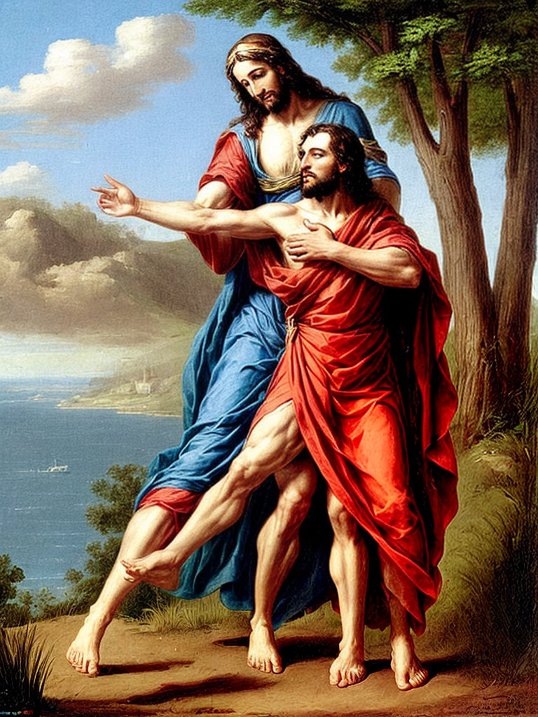 Jesus rescues man