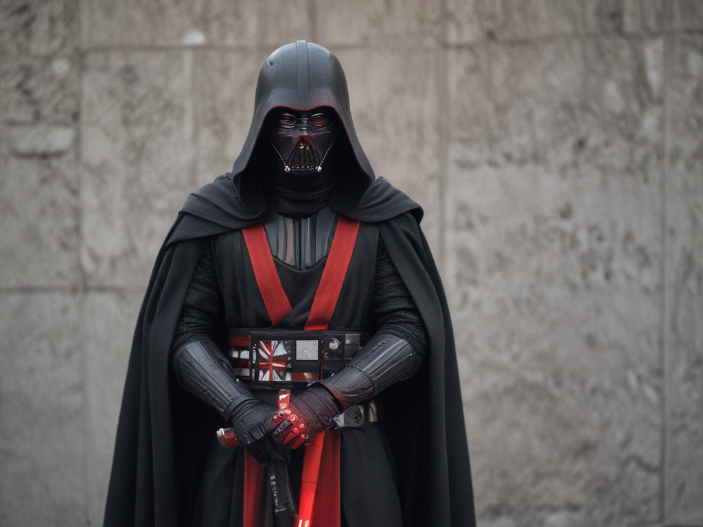 A Sith warrior from Czech Republic with Red lightsaber and Czech ...
