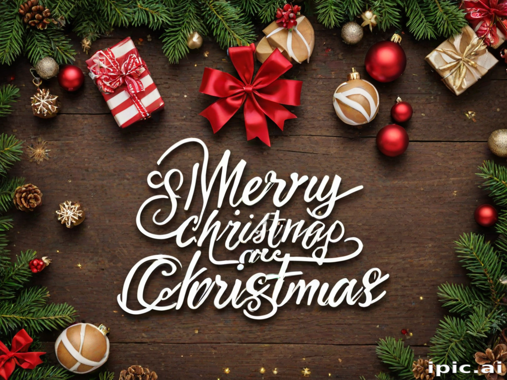 Festive Holiday Cheer: A Joyful Merry Christmas Celebration with ...