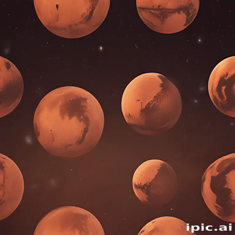 Exploring the Mysteries of Mars Through a Series of Captivating Images