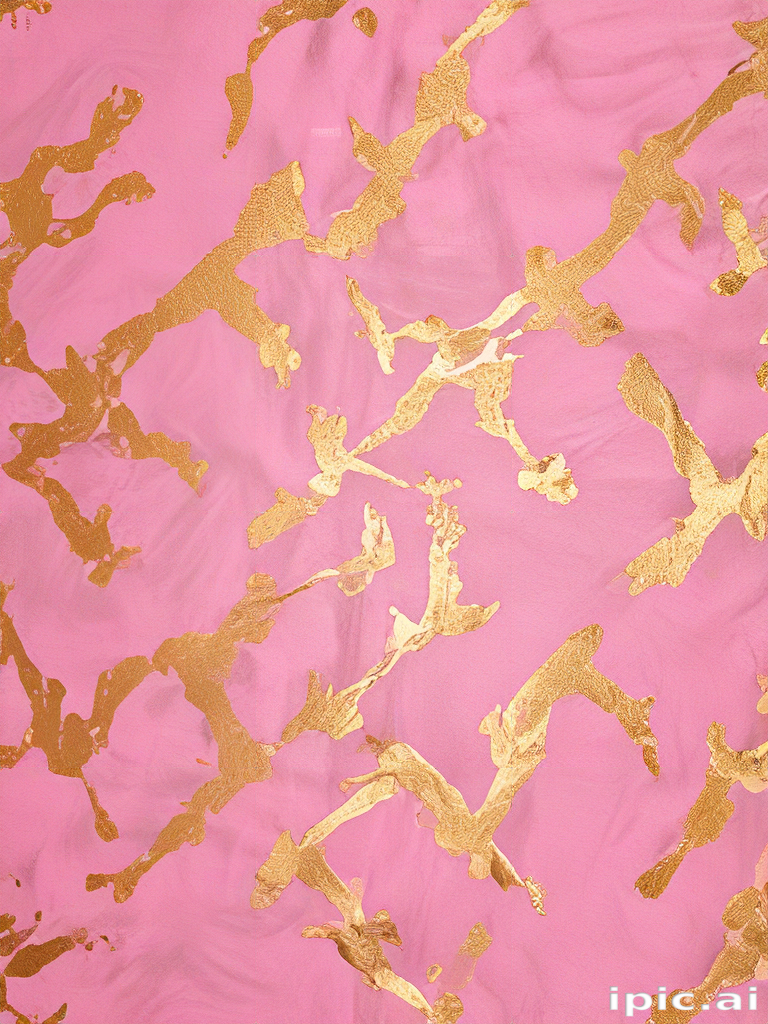 Elegant Pink Background with Shimmering Gold Abstract Patterns and ...