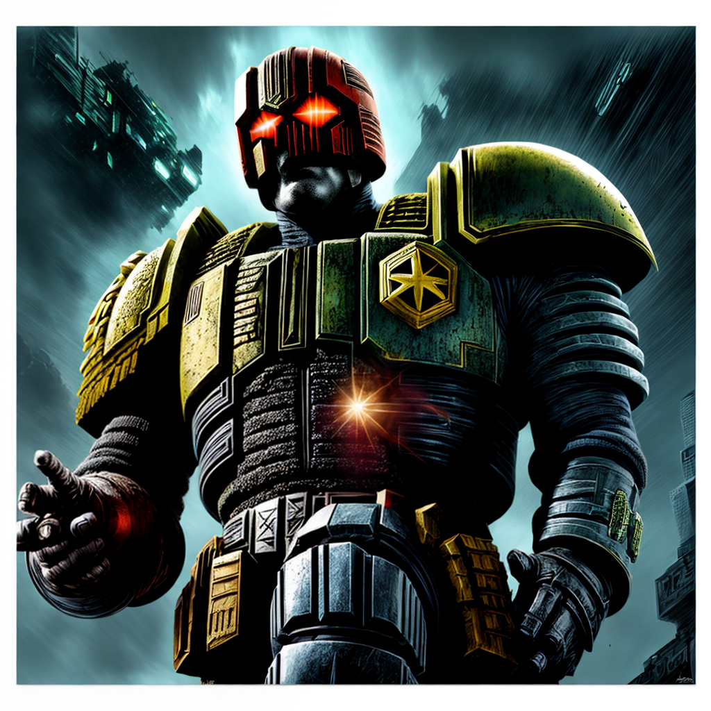 judge dredd apocalypse fantasy art poster