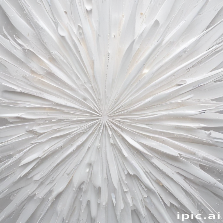 Intricate White Textured Design Radiating Outward in a Stunning Burst