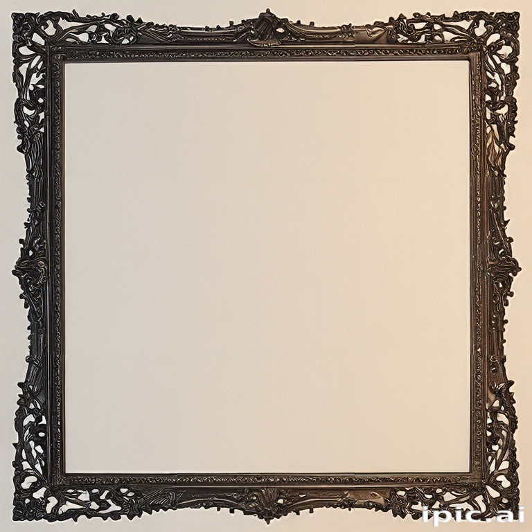 Intricately Designed Vintage Frame Ready for a Beautiful Artwork Display