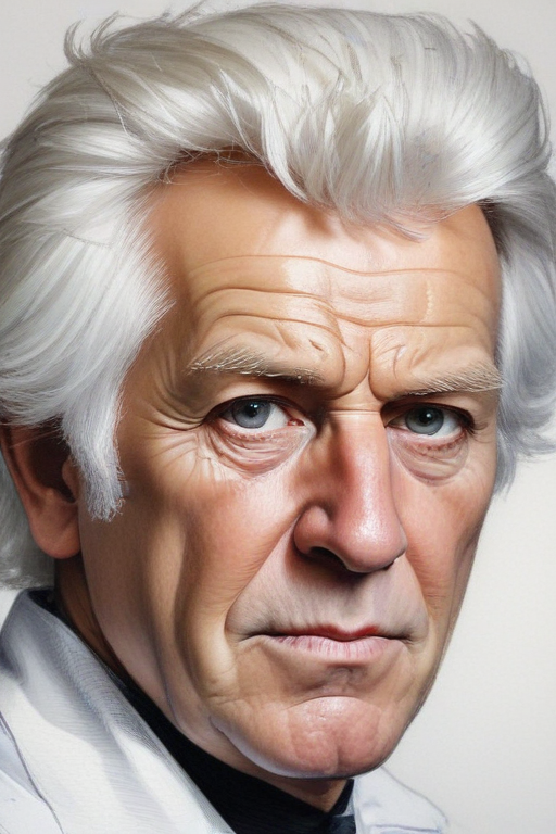 andrew jackson face front good and evil sketch