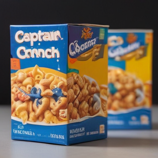 a cereal box named 'captain crunch'