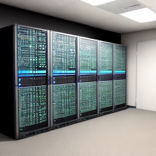 generate me a server room a very detailed rack only
