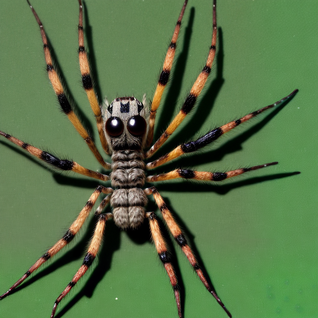 cartoon of a spider with human limbs