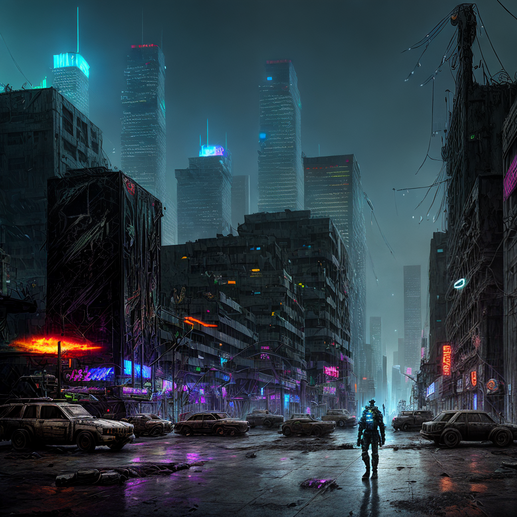 post apocalyptic cyber punk los angeles