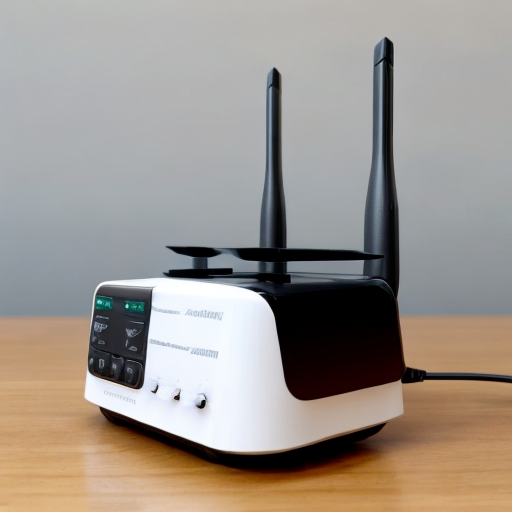 white router with 4 antennas