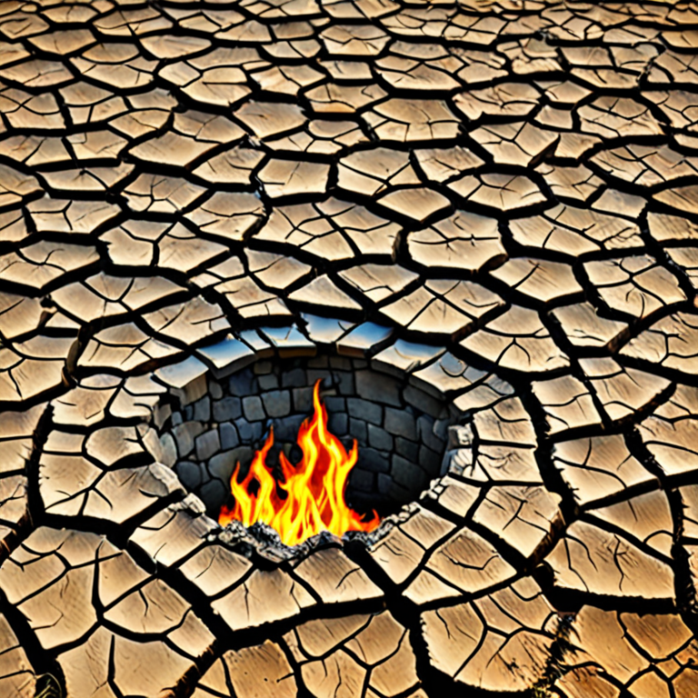 scorched earth surreal art