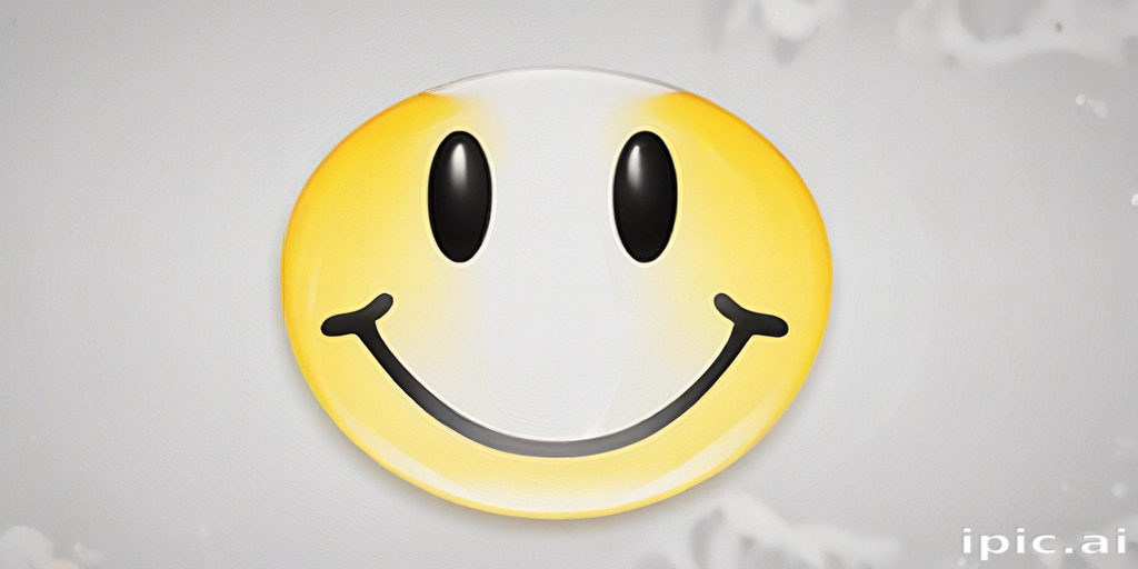 A Bright and Cheerful Smiley Face Radiating Positivity and Joyful Vibes.