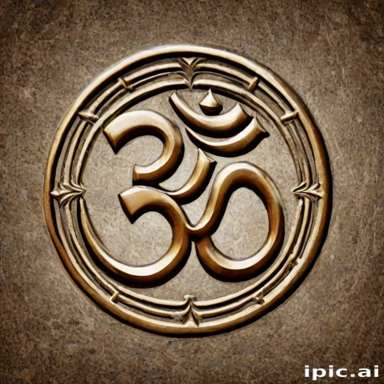 Symbol of Om: A Sacred Representation of Universal Consciousness and ...