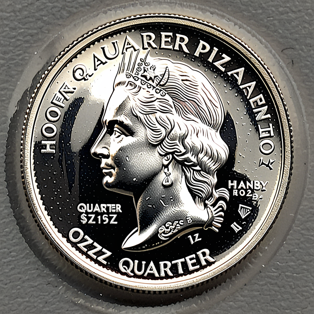 Commemorative Quarter Featuring Historic Figure with Intricate Design ...