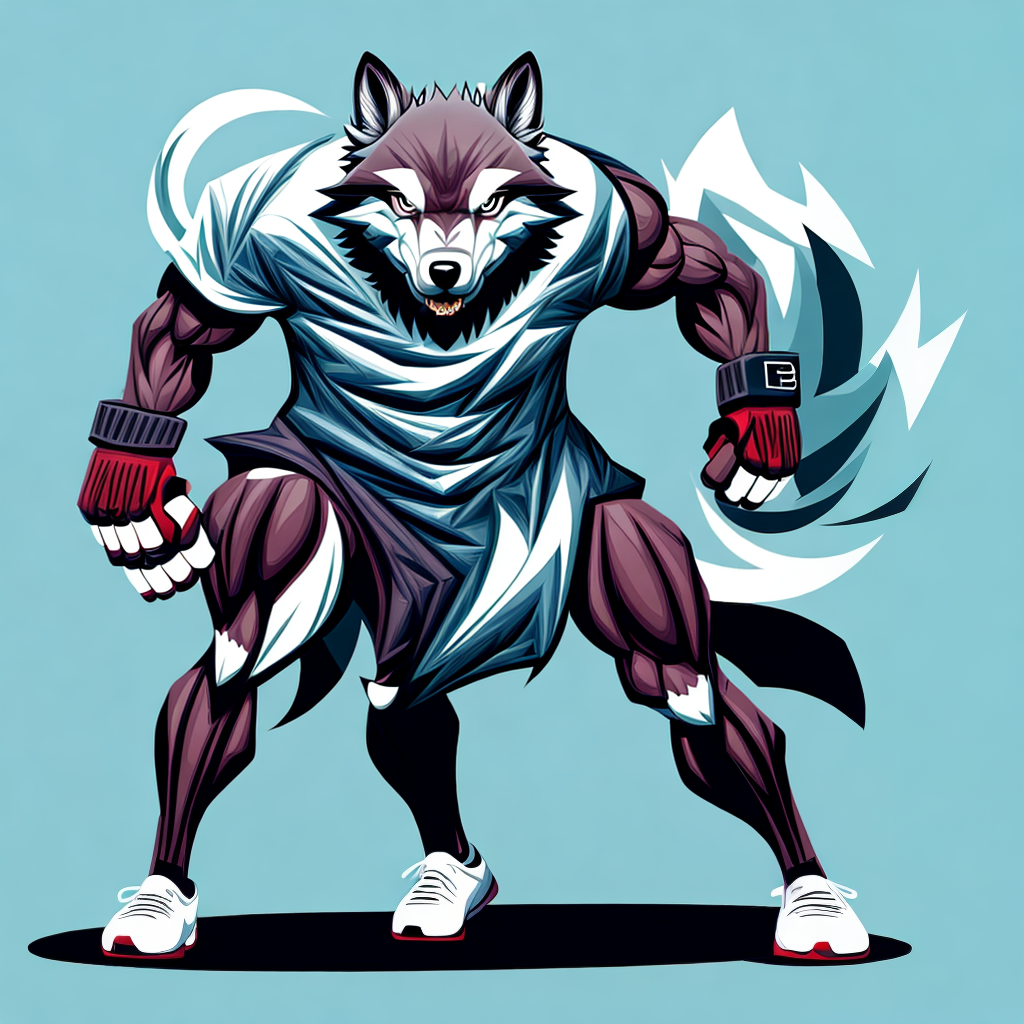 Mascot: Wolf Keywords: Fitness, Strength, Exercise, Determination Style ...