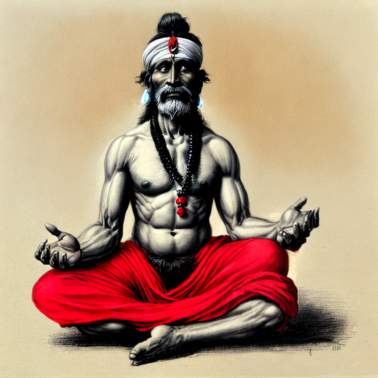 An Indian Yogi from ancient times