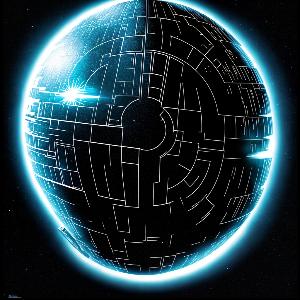 death star movie poster art
