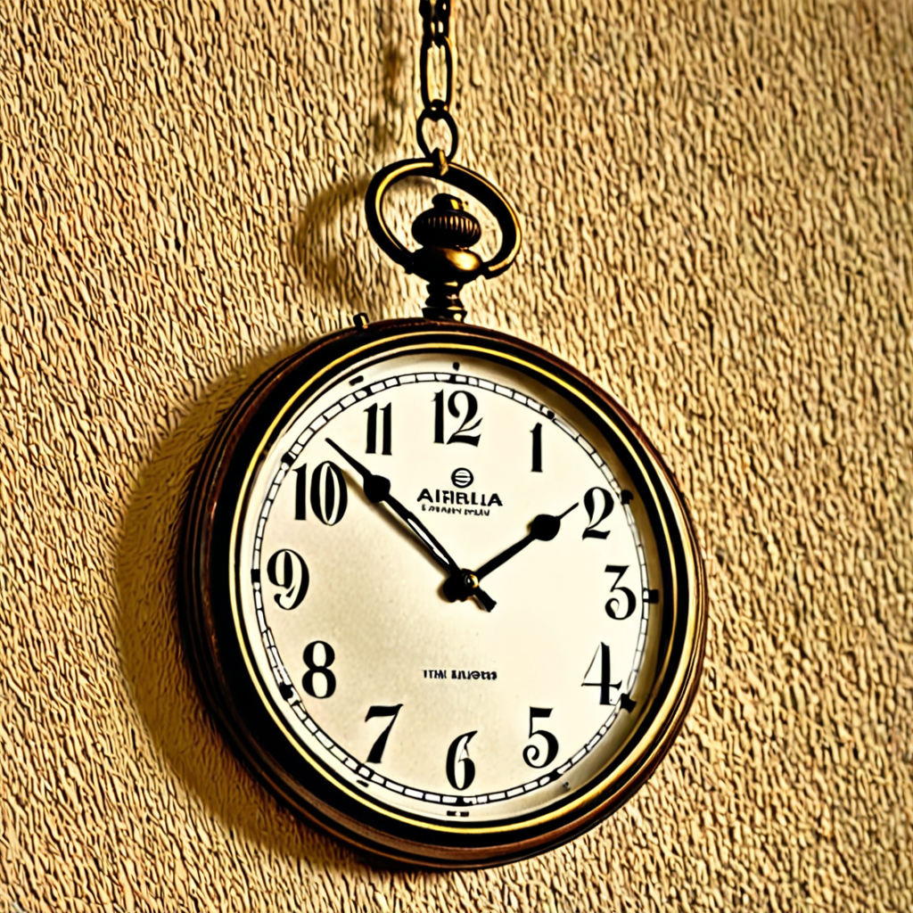 As the clock struck six in the evening