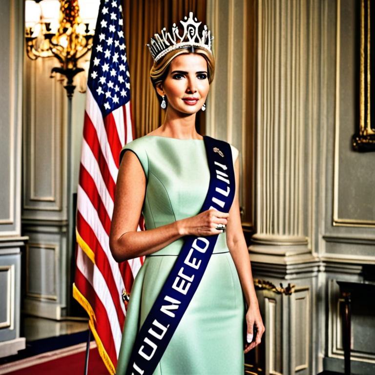 Ivanka Trump as Queen of USA