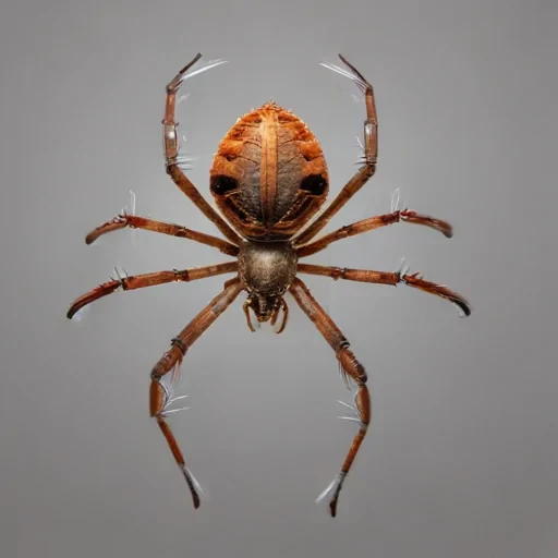 A Close-Up View of a Unique Spider with Distinctive Features and Colors