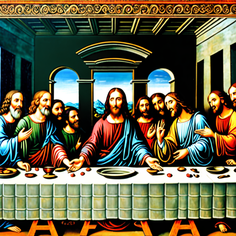 In Leonardo da Vinci's painting "The Last Supper", one of the disciples ...